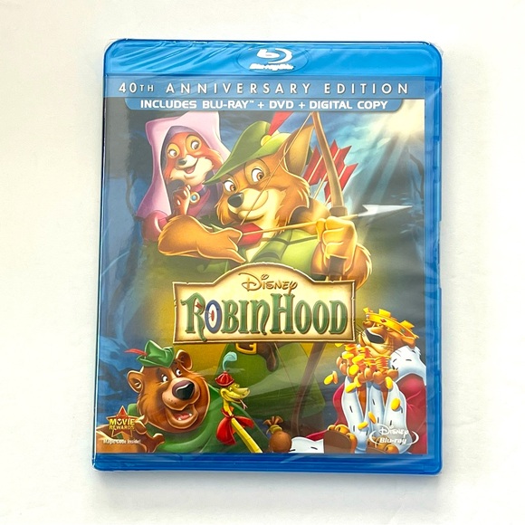 Disney | Media | Disney 4th Anniversary Edition Robin Hood Bluray Dvd ...